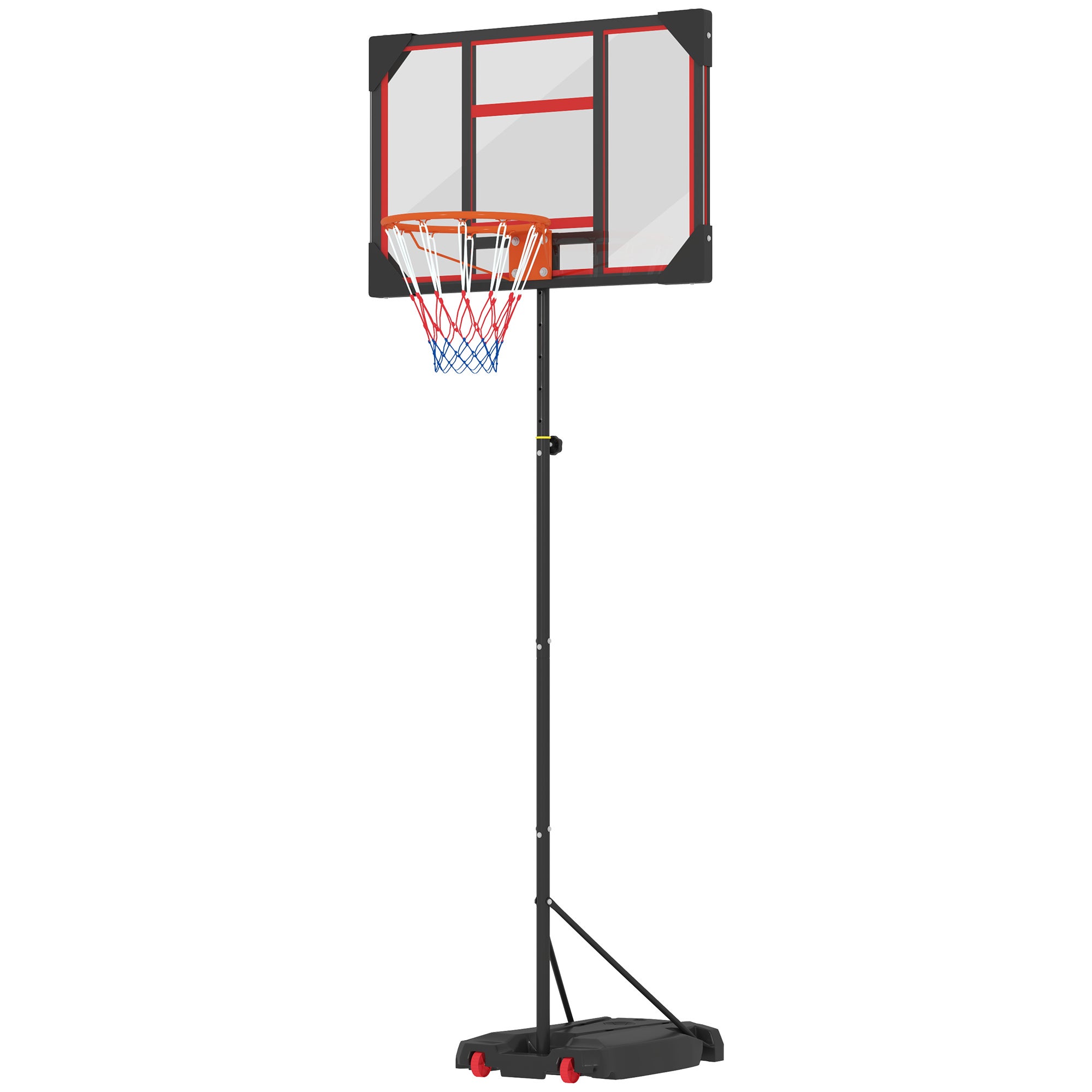 Support de basket-ball extérieur pour enfants, hauteur réglable 210-260 ...