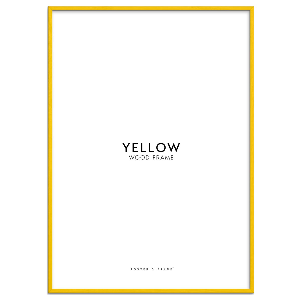 Frame - Yellow Wood Frame Acrylic | Leroy Merlin