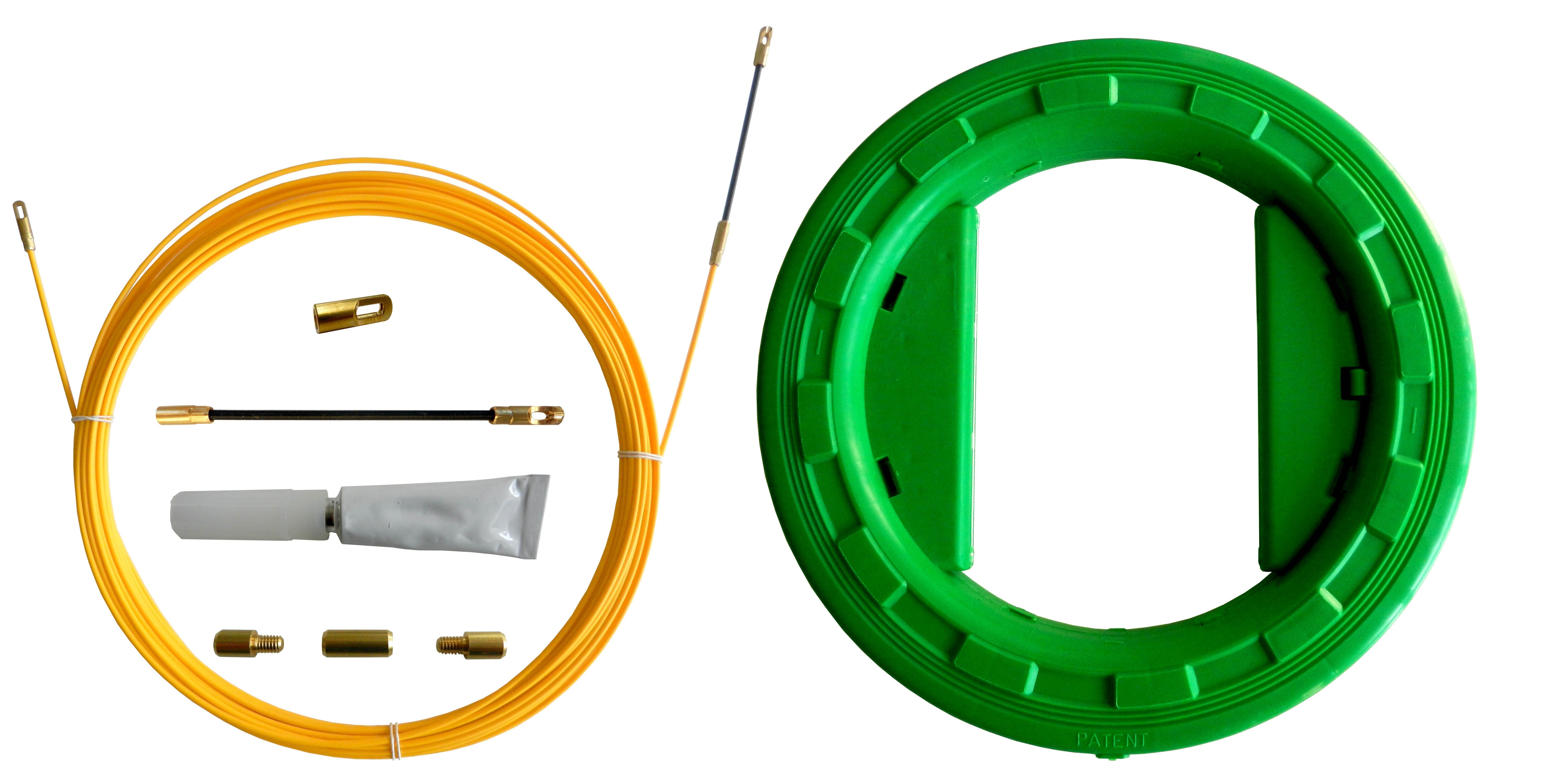 Aiguille tire-fil SNAKE en fibre de verre diamètre 3 mm, 20 mètres ...