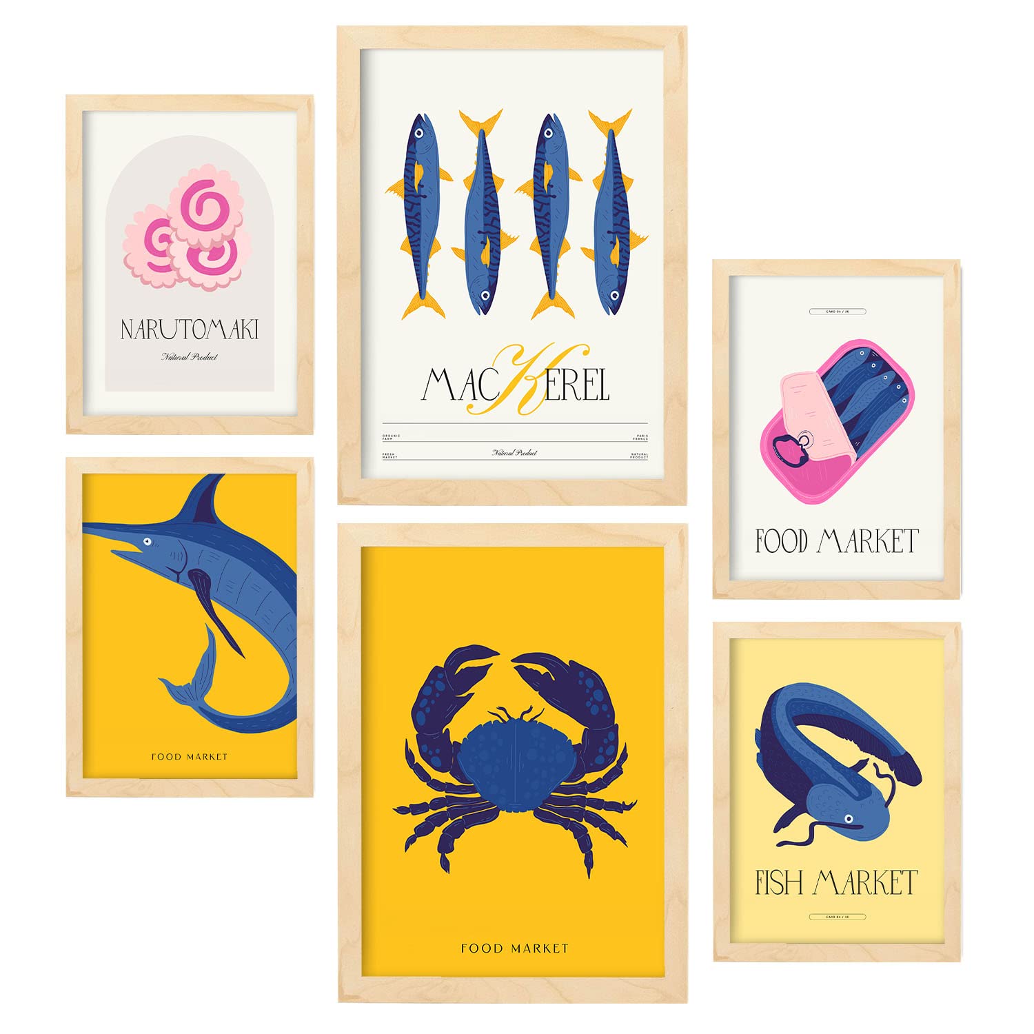 Nacnic Ensemble 6 Affiches Sur L'alimentation Etnutrition Produits ...