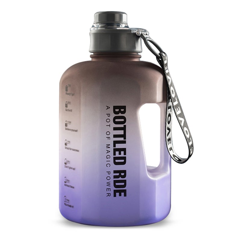Gourde de sport portable de grande capacité (2,2 litres / demi-gallon ...