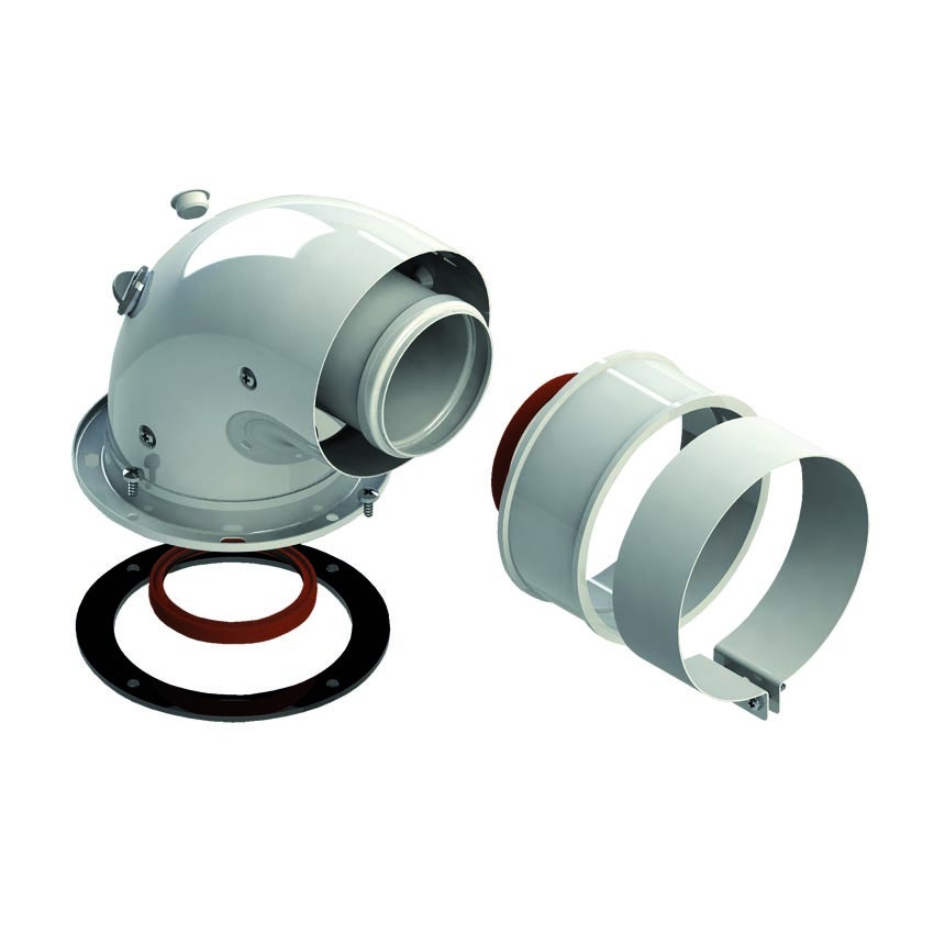 Curva de 90 grados Brida 60-100 | Leroy Merlin