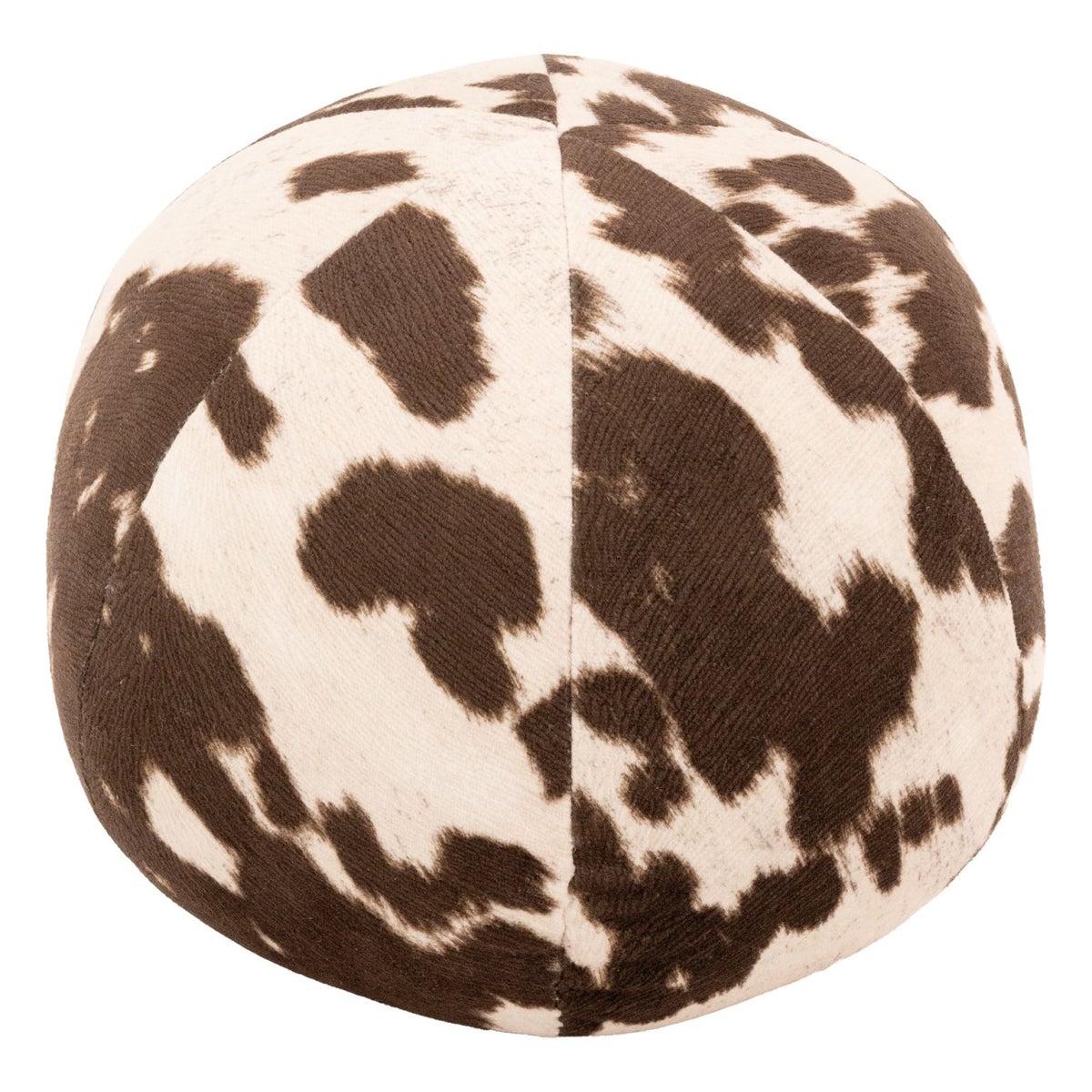 Coussin/pouf boule effet peau de vache Petit Petit Aubry Gaspard ...