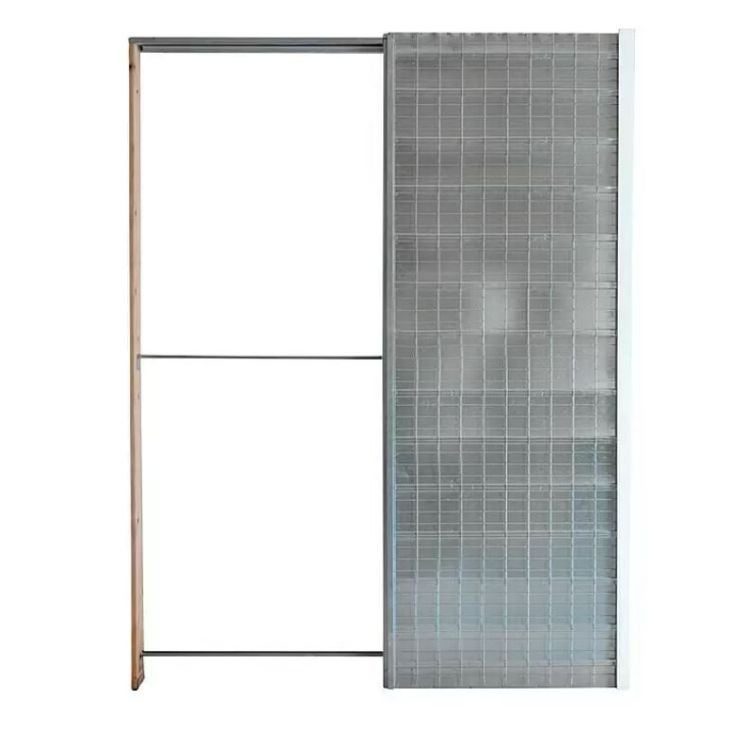 Structure de porte coulissante pour mur de construction 10.5x80x203 cm ...