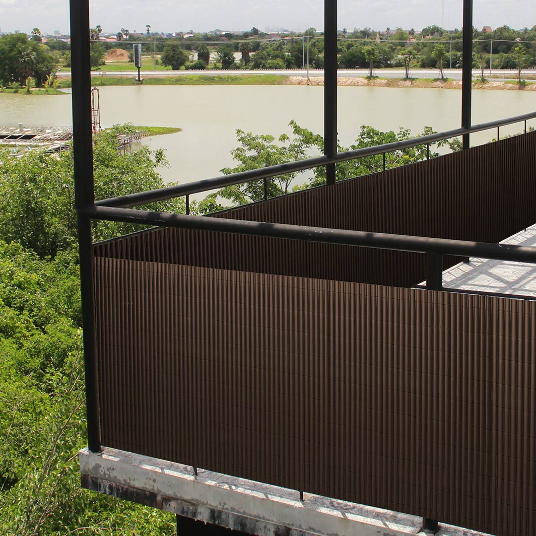 PVC Lite D/C 16mm Brown Reed Screen - Ideale per il tuo esterno 1,5x3 m ...