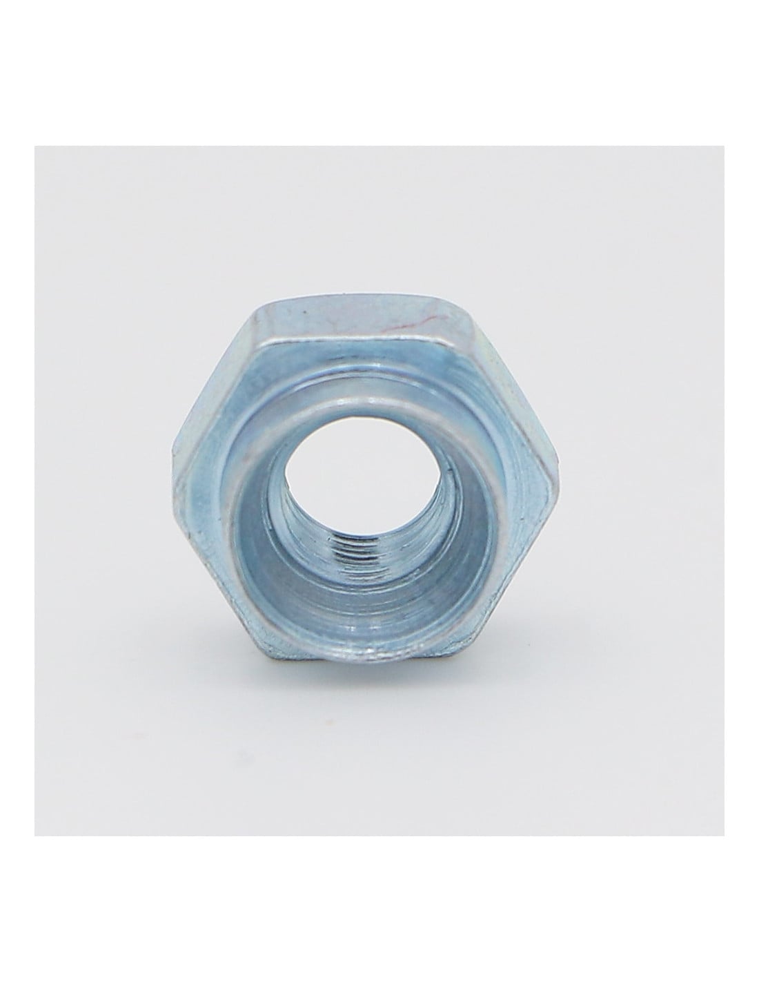 Tuerca para remachar hexagonal Acero cincado blanco M6 grosor chapa 2 ...