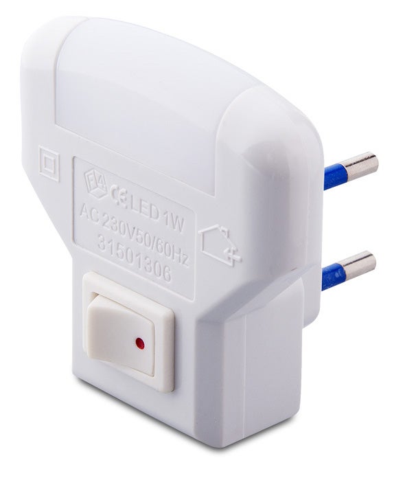 LUZ NOCTURNA LED CON INTERRUPTOR IL09LED | Leroy Merlin