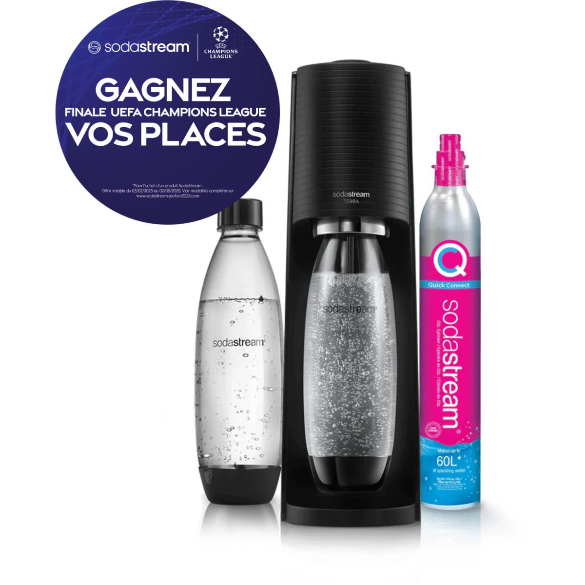 Distributore di bibite + 2 bottiglie + 1 bombola - Sodastream TERRANLV ...