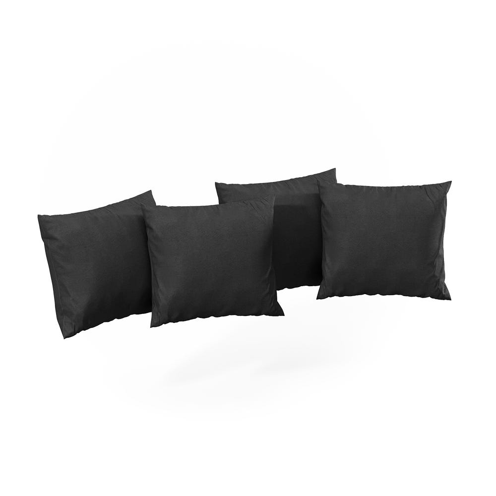Vicco Ensemble De Coussins De Palette Anthracite 45x45cm 4 Parties Leroy Merlin