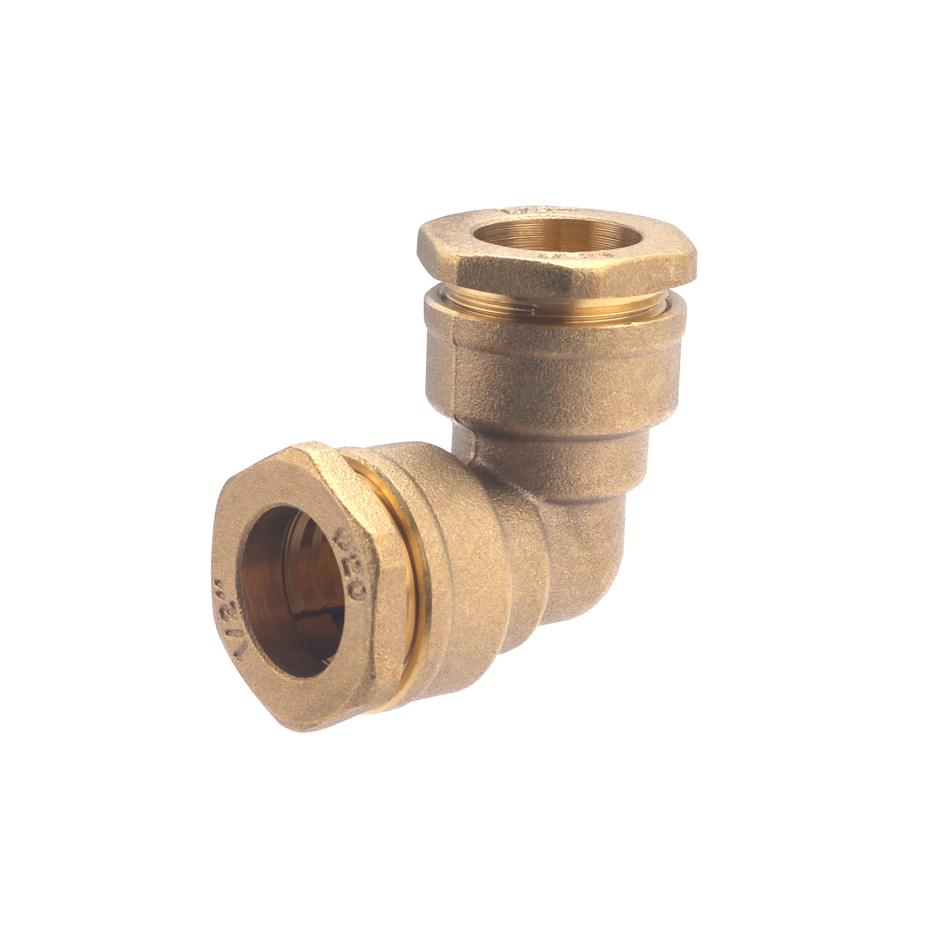 Raccord PE Laiton Coude Egal Ø20 NOYON & THIEBAULT | Bricoman