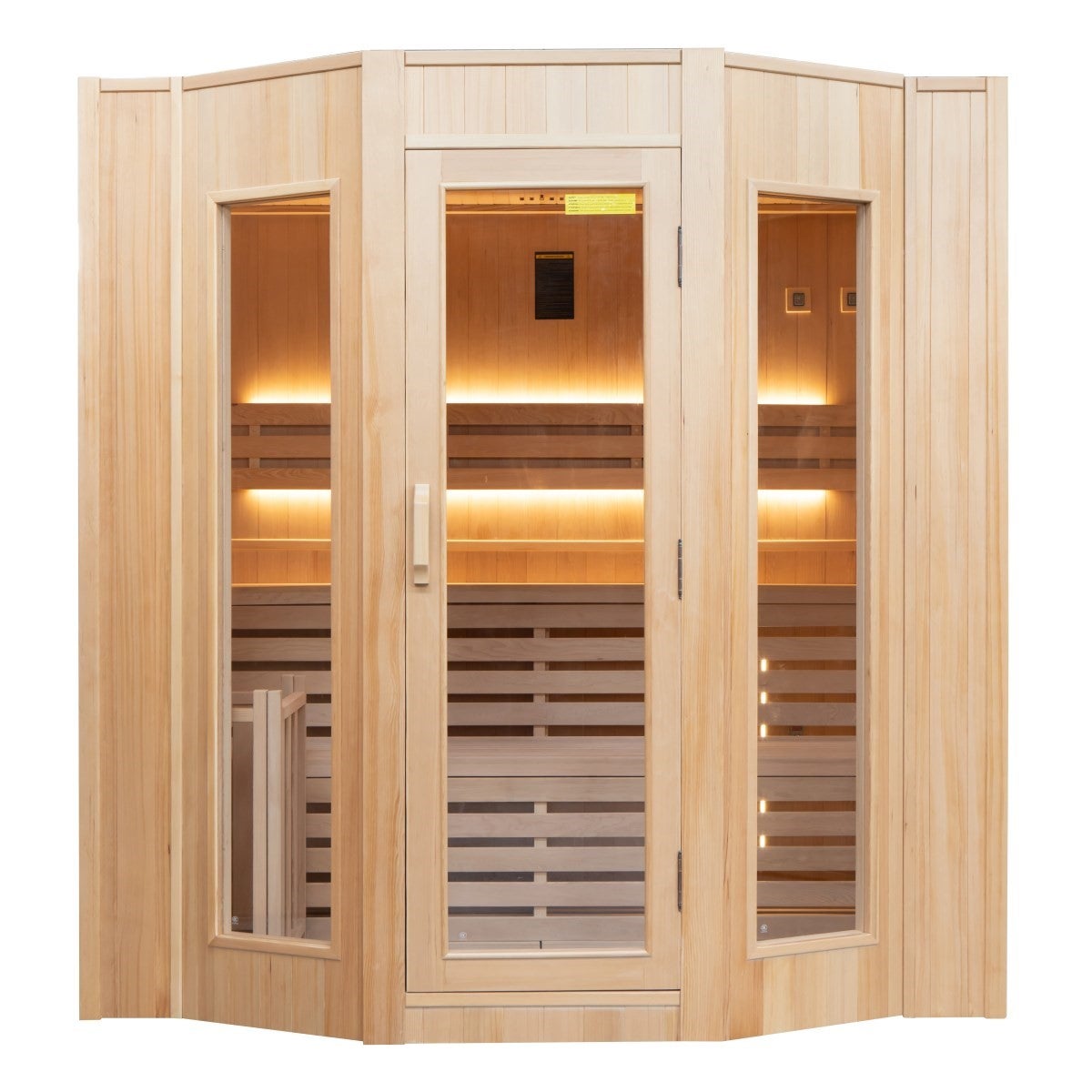 Sauna Vapeur ZEN - Francia Sauna - 6 plazas - 198 x 174 x 200 cm ...