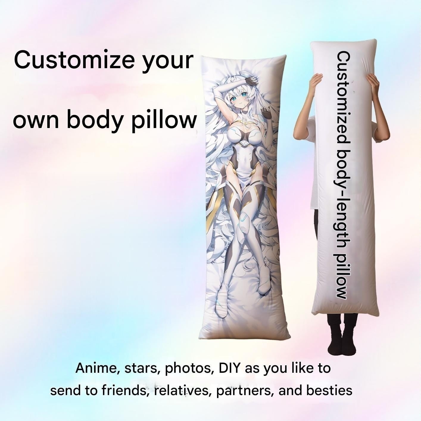 Personnalisation privée, oreiller long, DIY, oreiller personnalisé ...