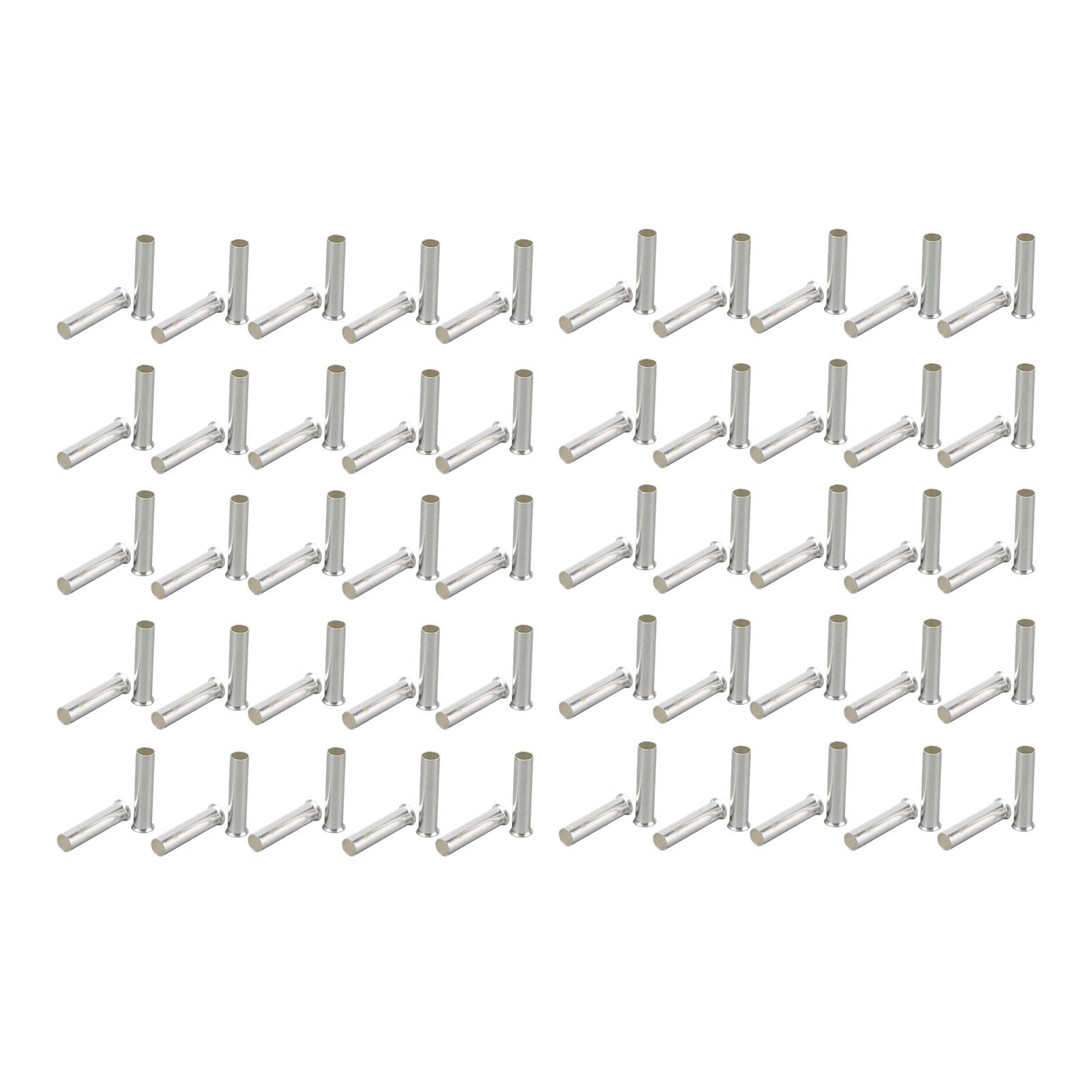 100 pezzi di terminale terminale a crimpare stagnato con ghiera in filo ...