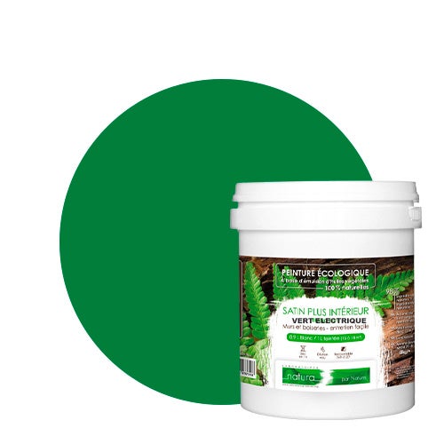 Vert Electrique Vert Electrique-Peinture interieur aspect satin Natura ...