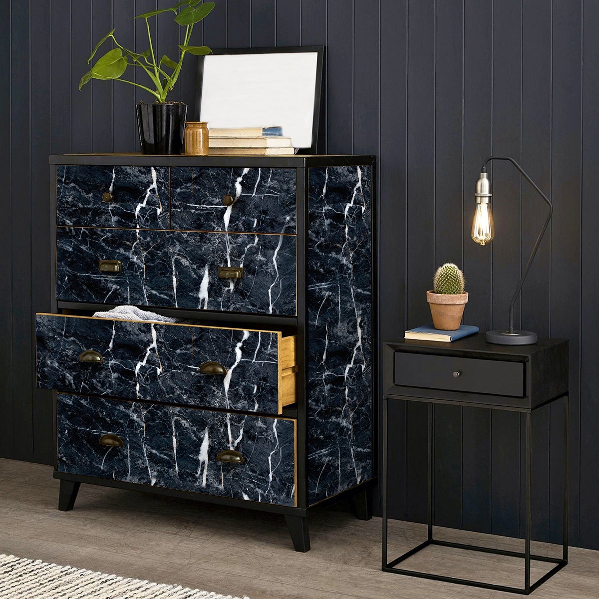 Sticker marbre pour meuble de cabrera 60 x 90 cm | Leroy Merlin