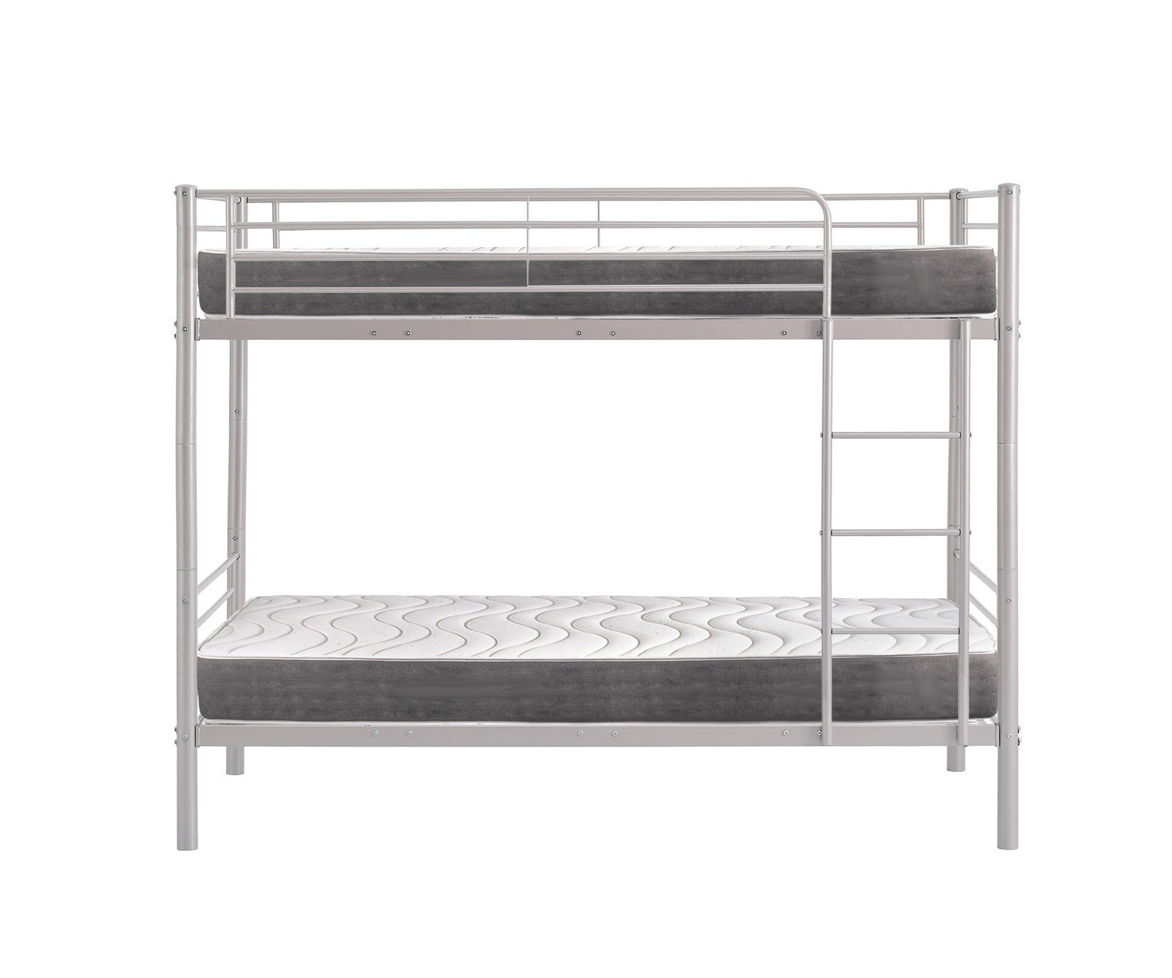 Litera Metalica Doble Cama 90cm Costa Blanco +2 Colchones Basicos ...