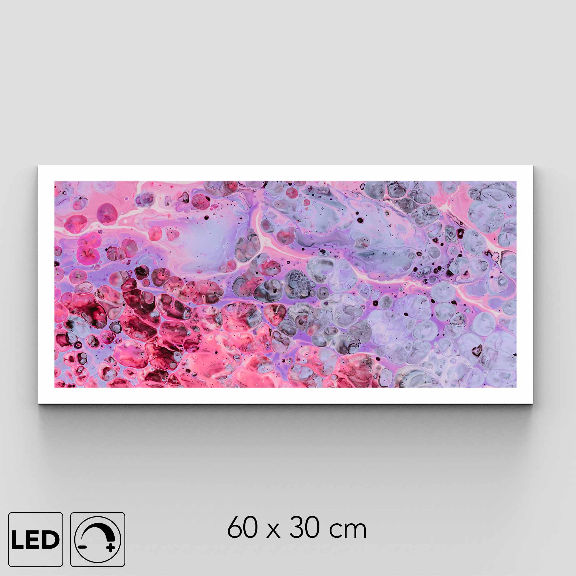 Applique enfant Fusion - Tableau LED chambre enfant - 60x30 cm ...