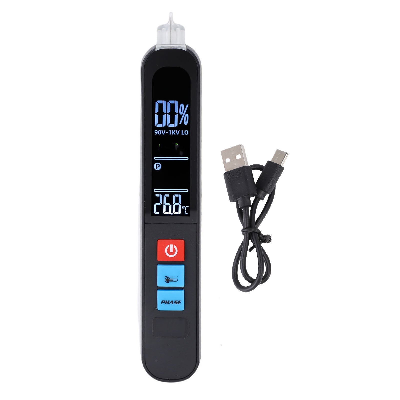 Phase Sequence appareil de mesure AC testeur tension avec 3 Rotation ...