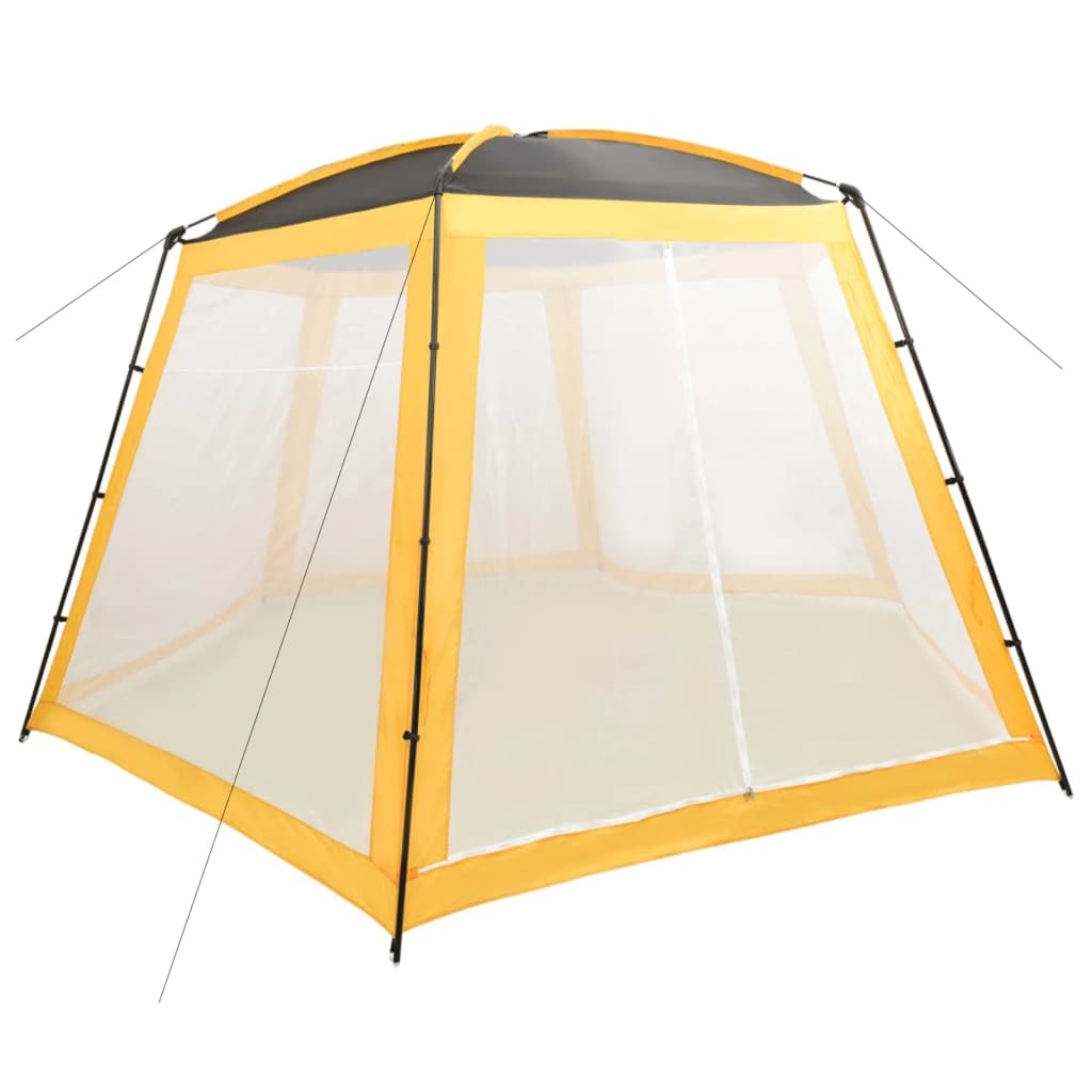 Tente de piscine Tissu 500x433x250 cm Jaune vidaXL | Leroy Merlin
