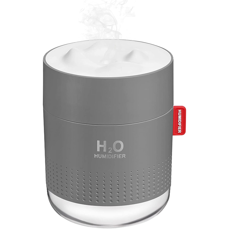 (Gris) Mini humidificateur portable de 500 ml, interface USB, convient ...