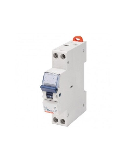 Interrupteur magnÃ©tothermique Gewiss 20A 1P+N 4.5KA C 1 module | Bricoman