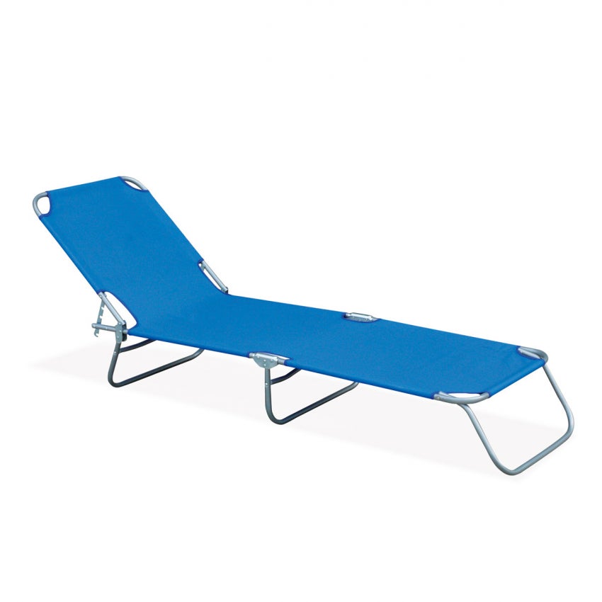 Lit de plage lit pliant design en acier pliant mer Lisbona | Leroy Merlin