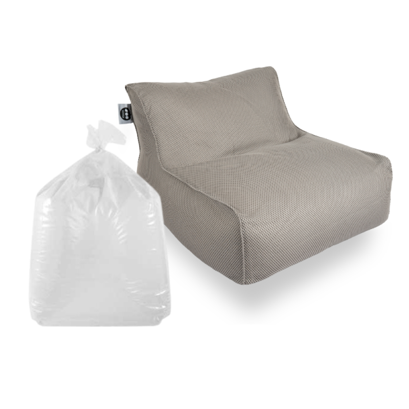Soo Santaï Sillón puf Soo Santaï Set Daddy Cool XL + poliestireno ...