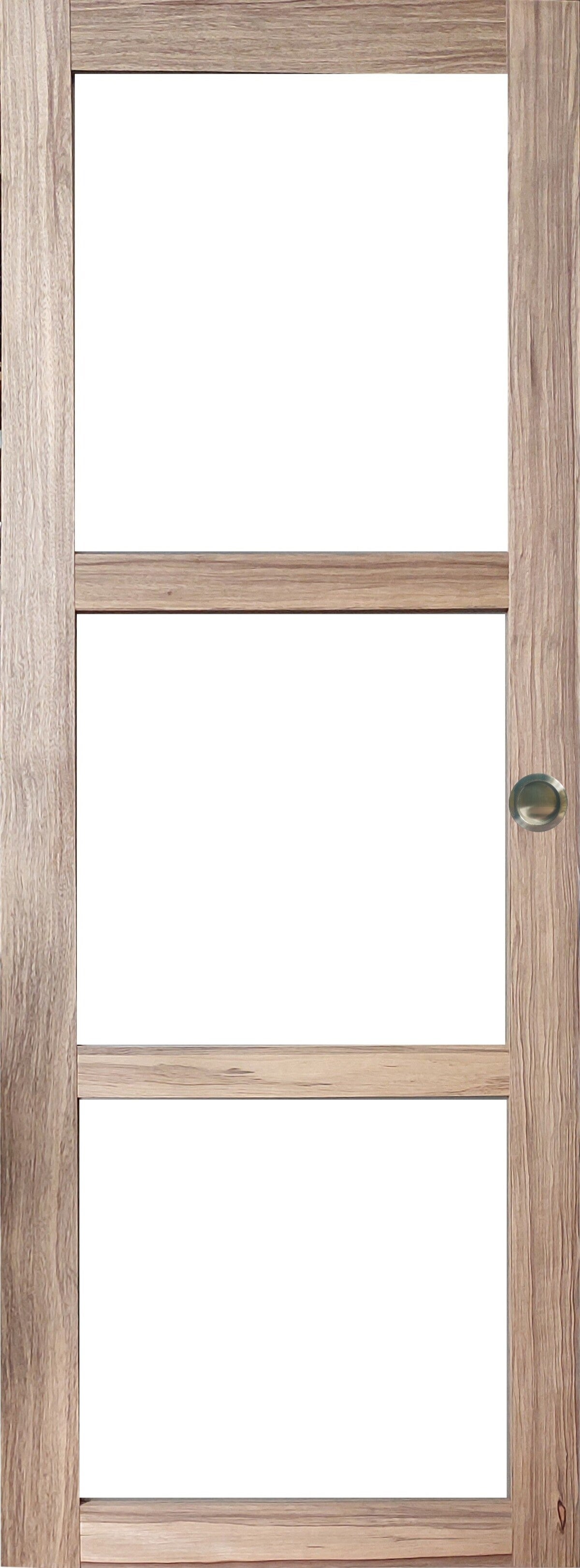 Porta Scorrevole Frake in Legno Vetro Trasparente H204 x L73 e 2 Gusci ...