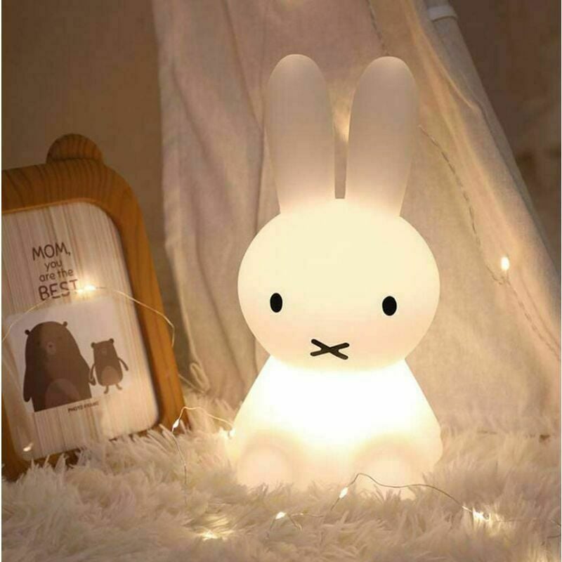 Veilleuse LED (1 pièce), veilleuse lapin colorée en silicone, lumineux ...