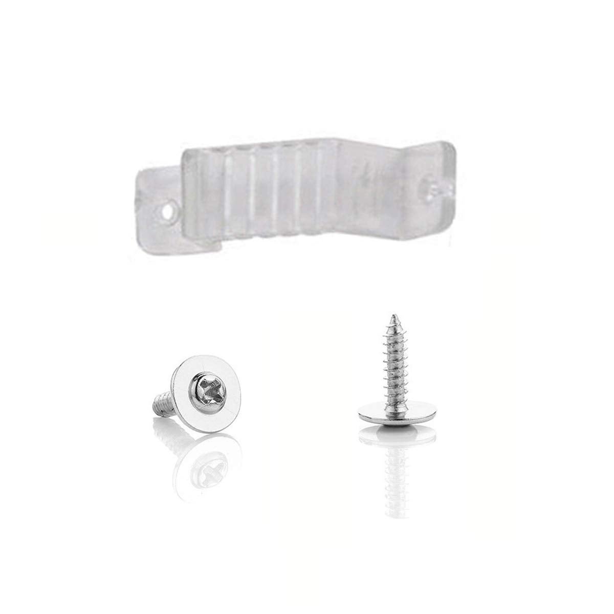 50pcs Clip de Fixation Attache et vis pour Ruban Led Bande Lumineuse ...