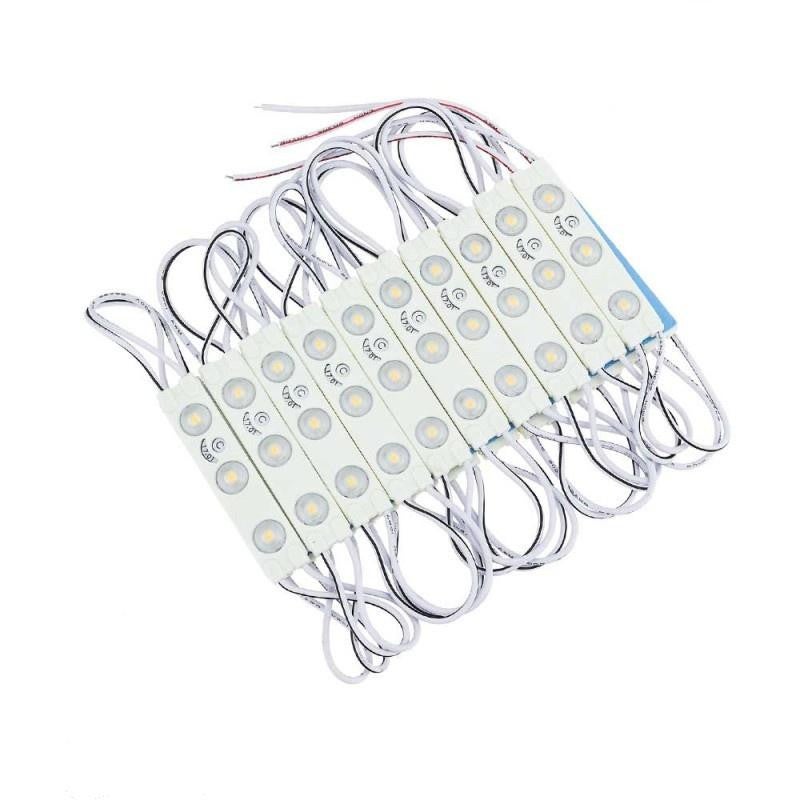 Modulo Led 12V 3smd 28x35 0,72W 3000K IP65 pack de 10 und | Leroy Merlin