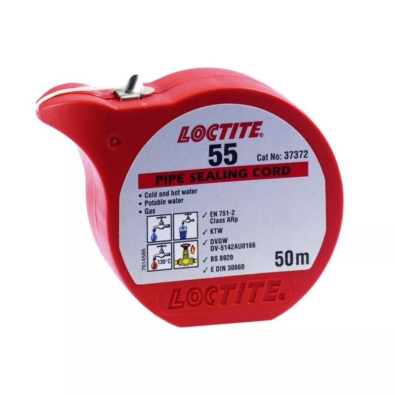 LOCTITE 55 FIL D'ETANCHEITE POUR FILETAGE 50 mètres | Leroy Merlin