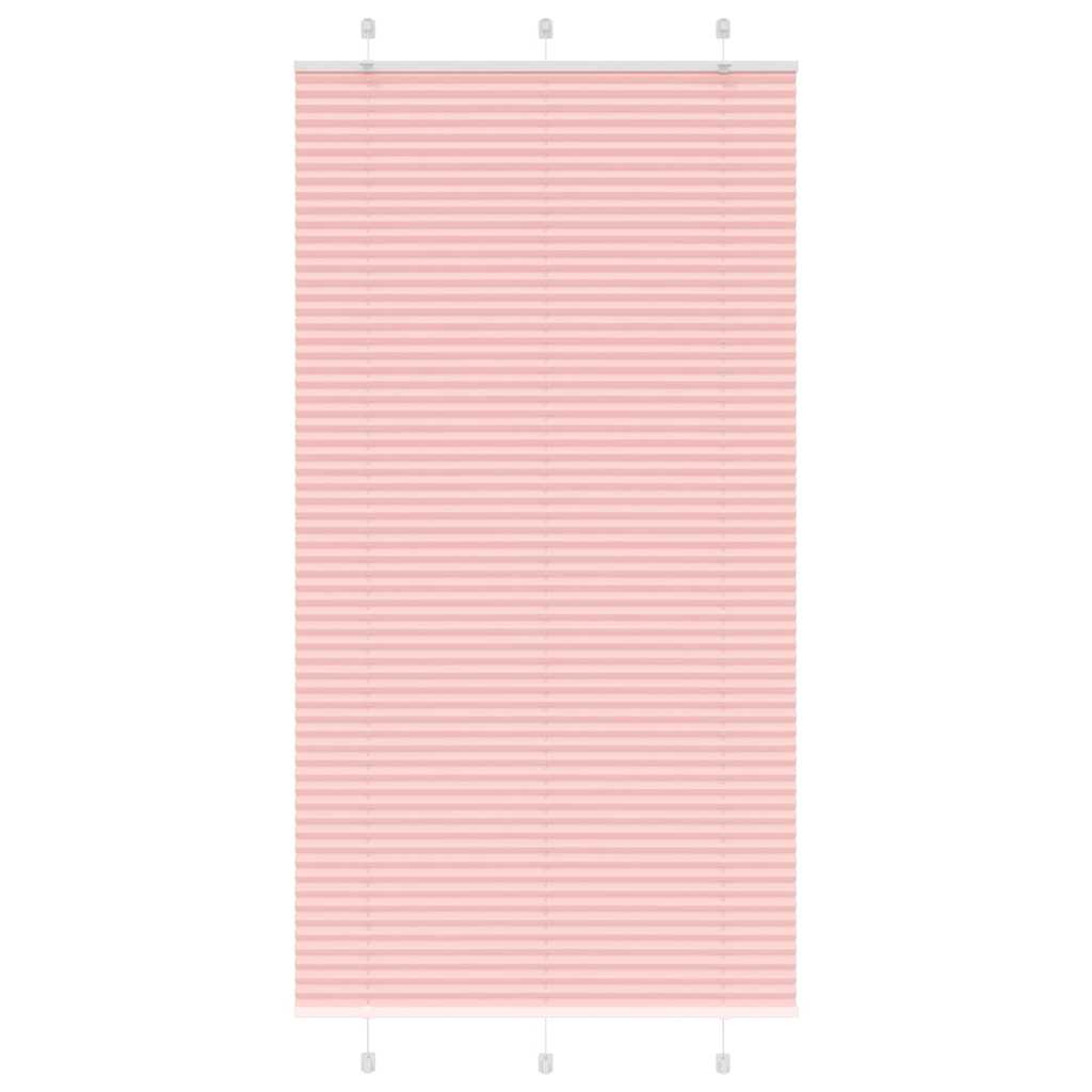 Store plissé | Store pliant rose 105x200 cm largeur du tissu 104,4cm ...