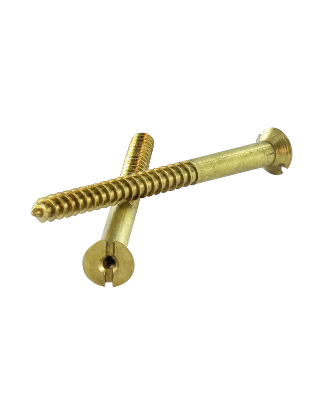 Vis bois Laiton 5X50 Percée et taraudée M3 Pas 60-10 pièces | Leroy Merlin