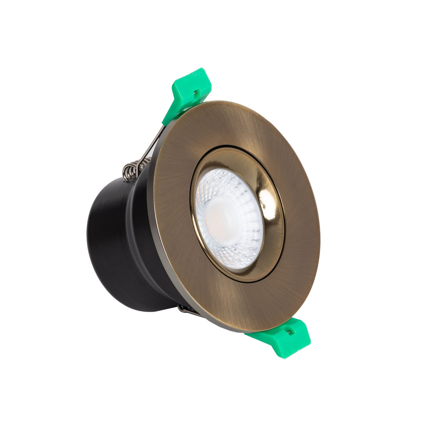 Spot Downlight Ignifuge LED 5-8W Rond Dimmable IP65 Coupe Ø 65 mm Solid Design Ajustable Doré ...