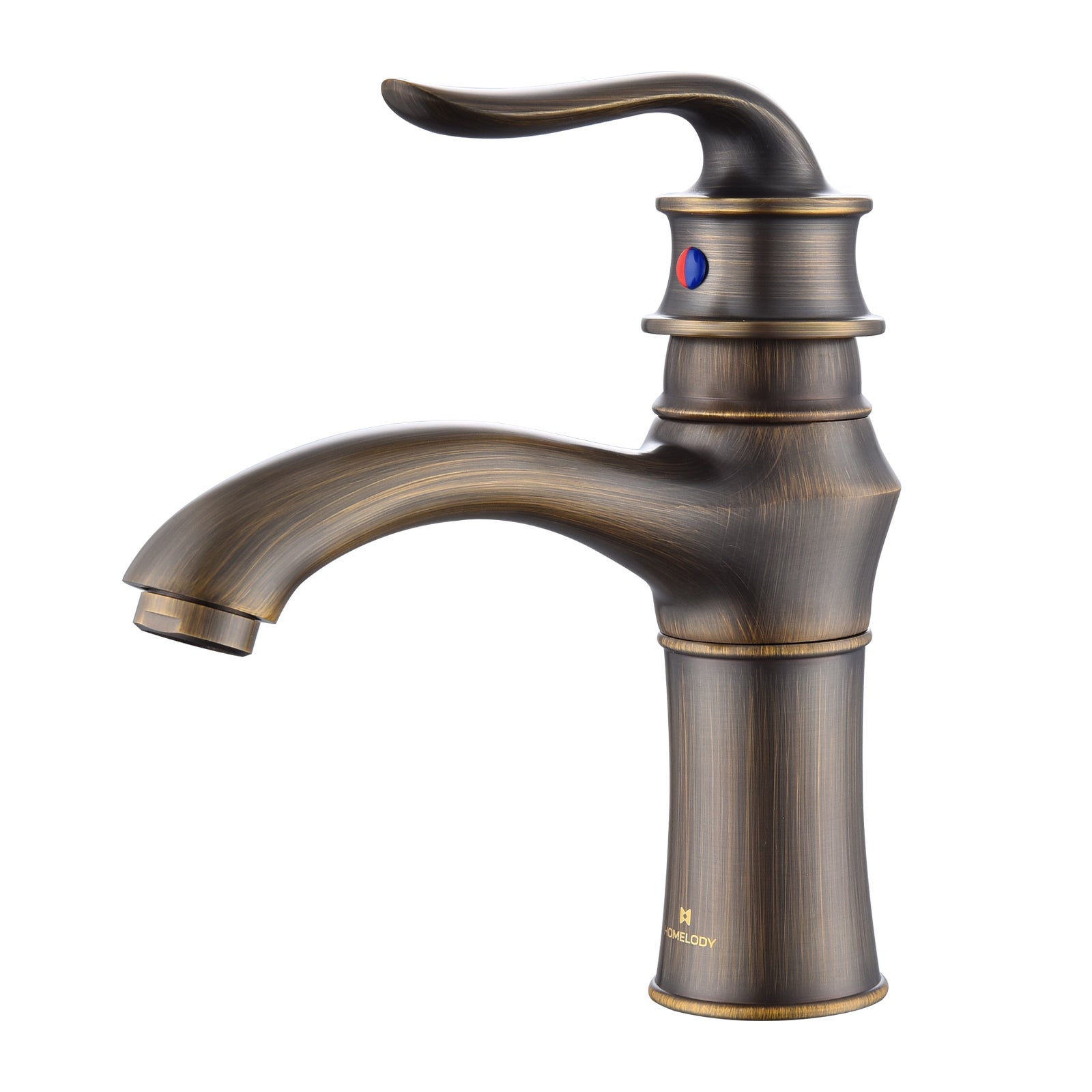 Mitigeur Lavabo Rétro Robinet Salle de Bain en Laiton Robinetterie Dore ...