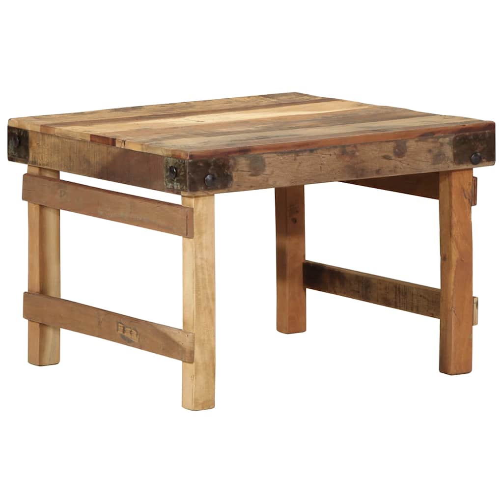 Table basse Marron 60 x 55 x 40 cm Bois Recyclé Solide | Leroy Merlin