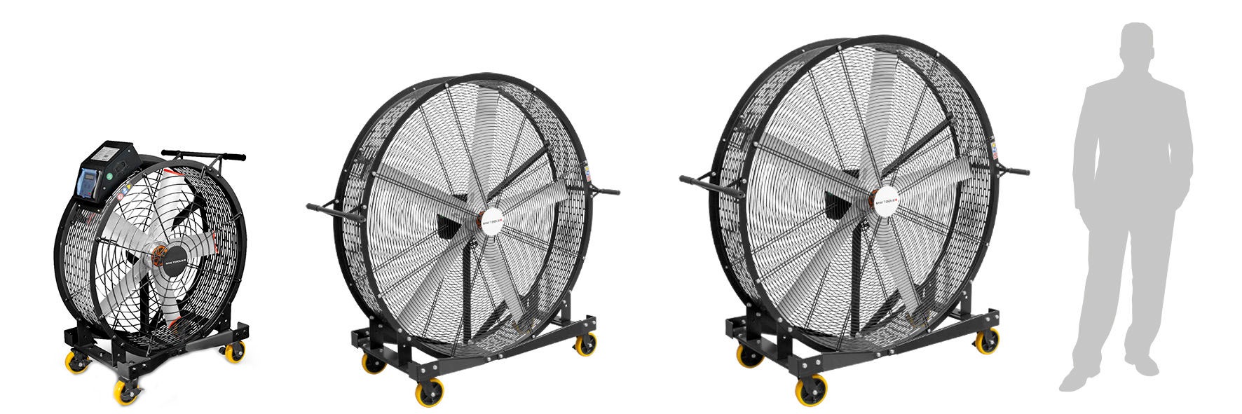 Ventilateur industriel mobile Ø900mm 500W 220V MW Tools MV900IL | Leroy ...