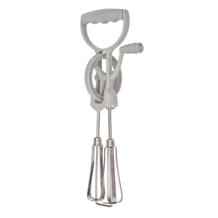 Batteur Manuel "Mamie Lily" 31cm Gris | Leroy Merlin