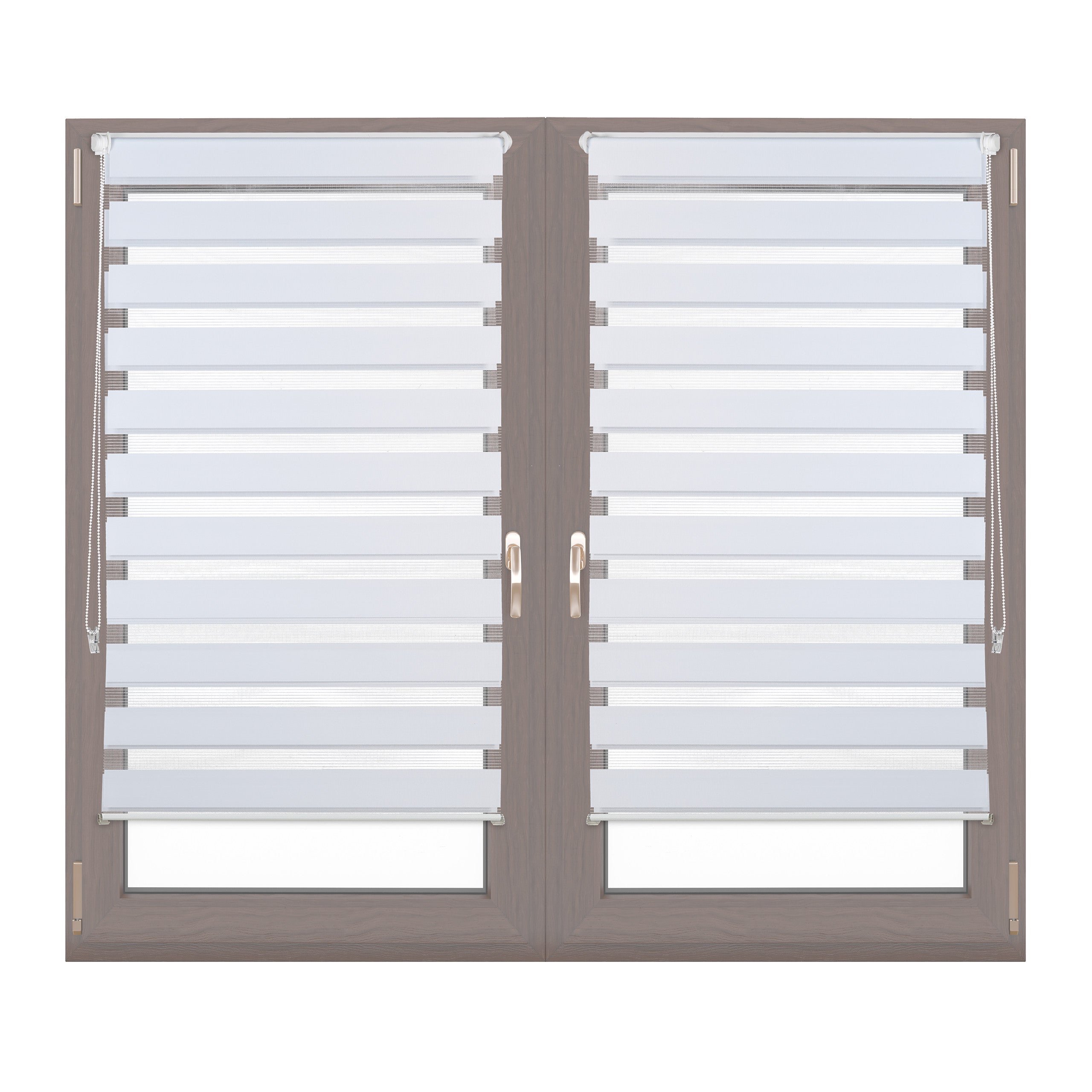 Store enrouleur, lot de 2, double face, sans perçage fenêtre porte ...