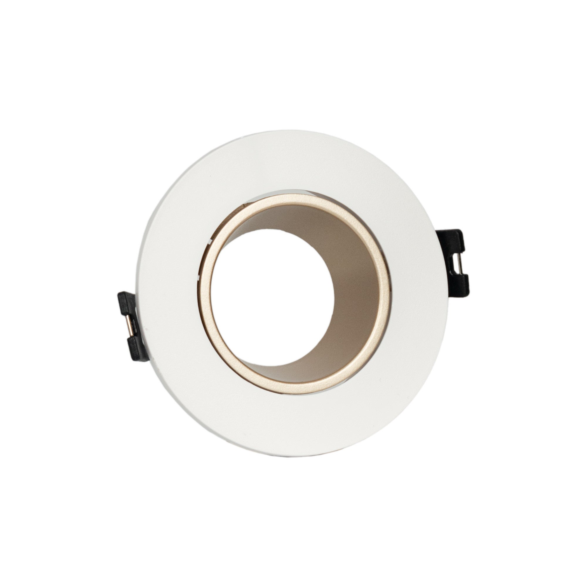 Collerette downlight ronde orientable GU10 / MR16 - Faible UGR - Coupe ...