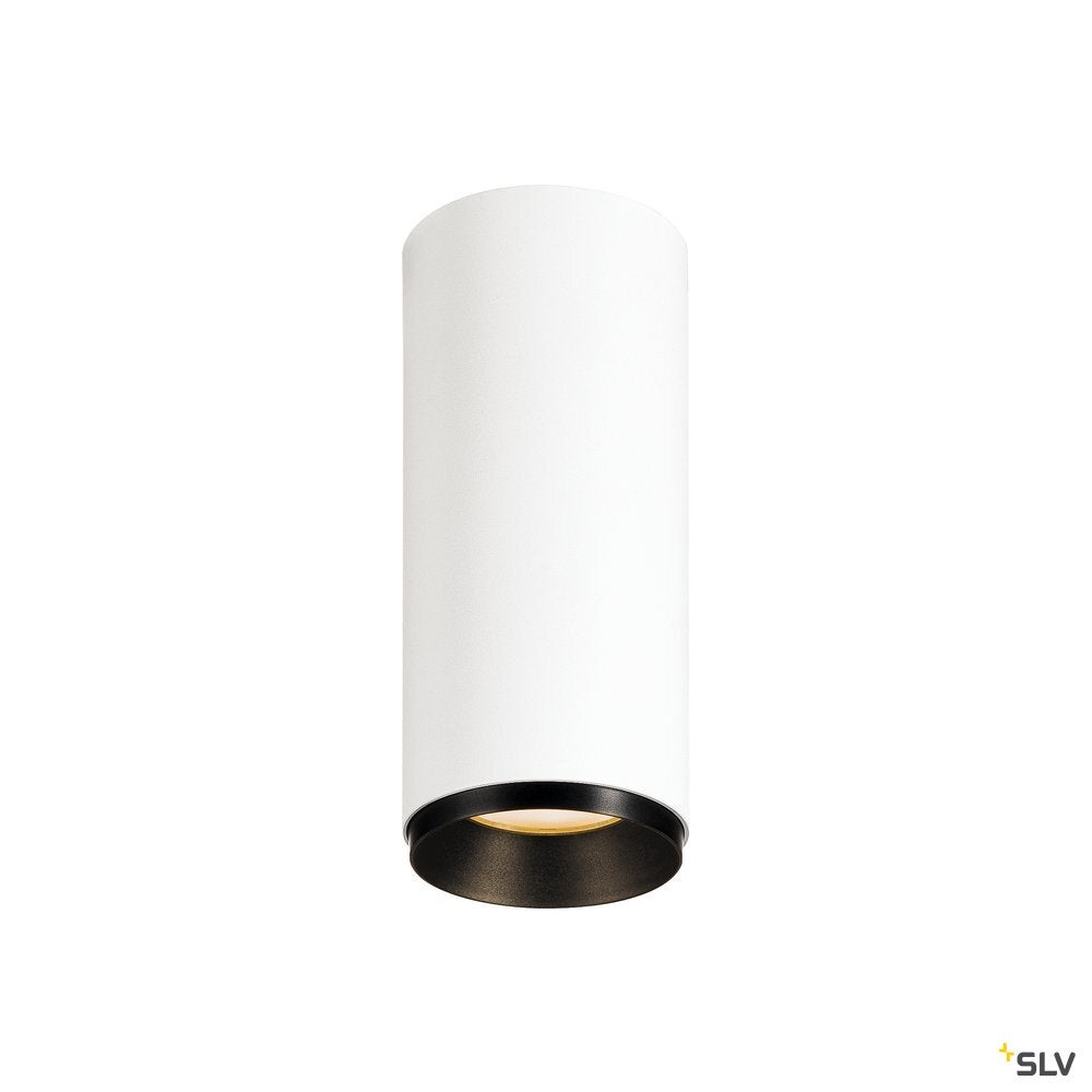 Plafonnier intérieur SLV NUMINOS® S, 60°, blanc/noir, LED, 11W, 2700K ...