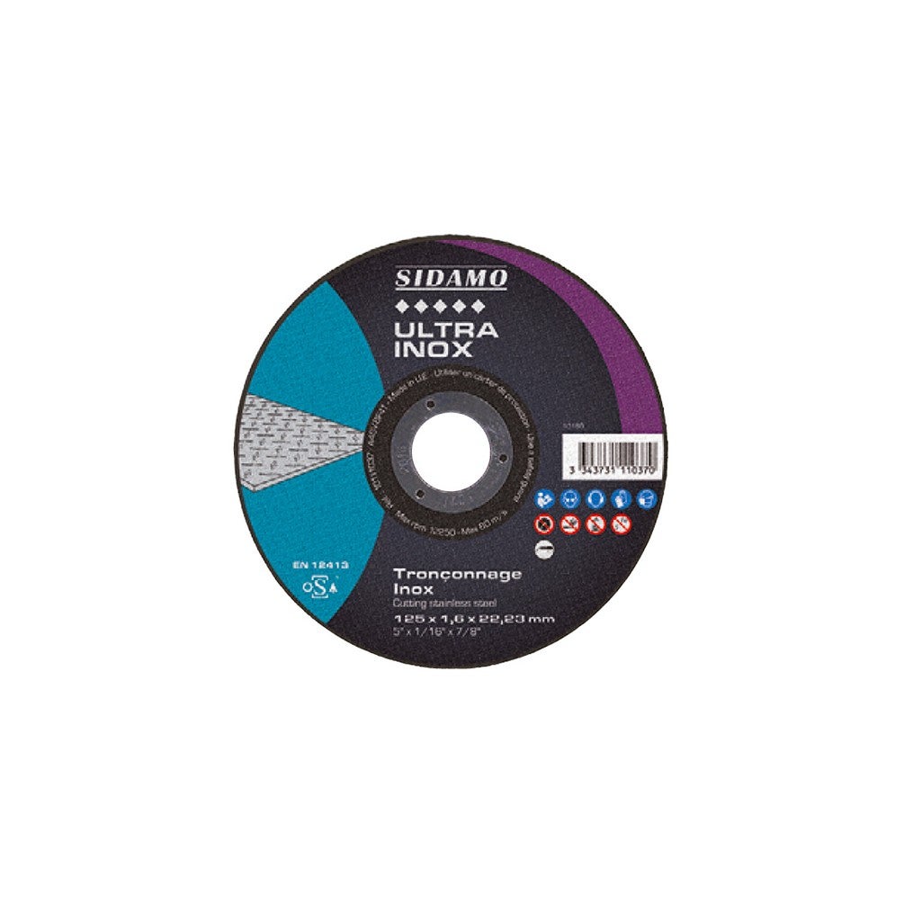 25 disques à tronçonner ULTRA INOX D. 230 x 2 x Al. 22,23 mm - Inox ...