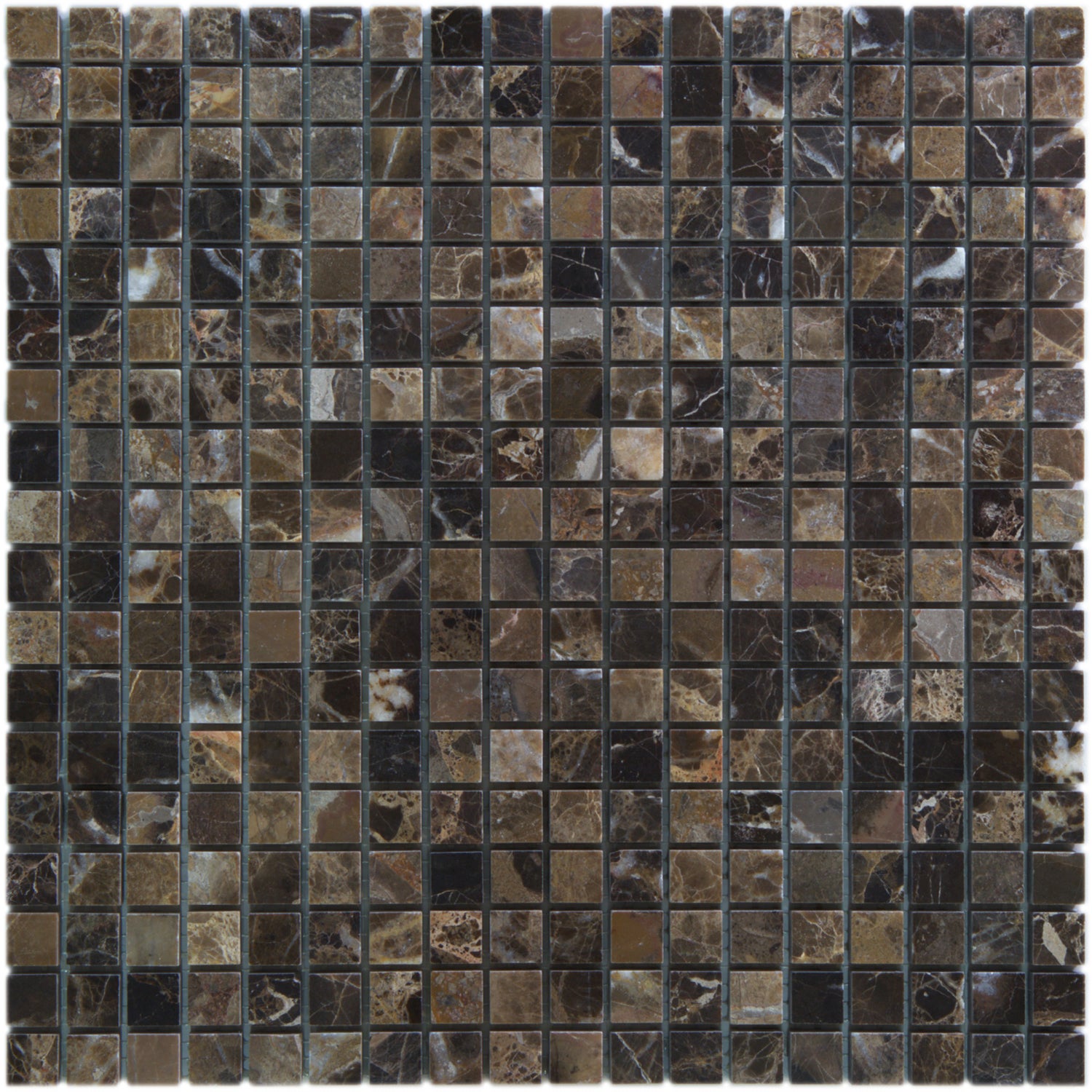 Mosaïque en maille de pierre marron pour salle de bain et cuisine ...