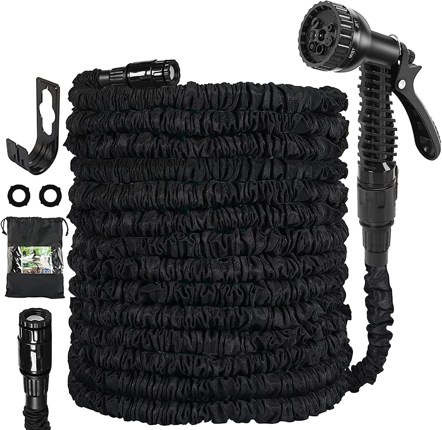 Tuyau d'arrosage extensible 75 FT/22 m, tuyau magique extensible avec ...