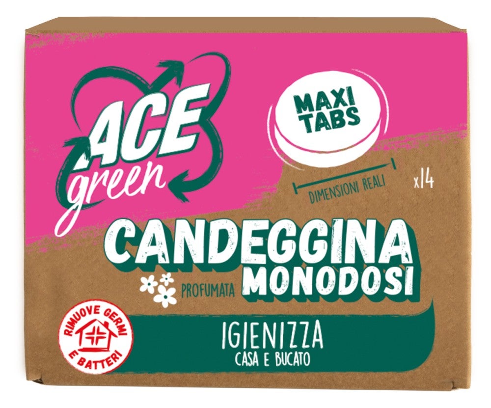 Pastilles d'eau de Javel Ace Classic, 14 pièces, parfumées, fabriquées ...