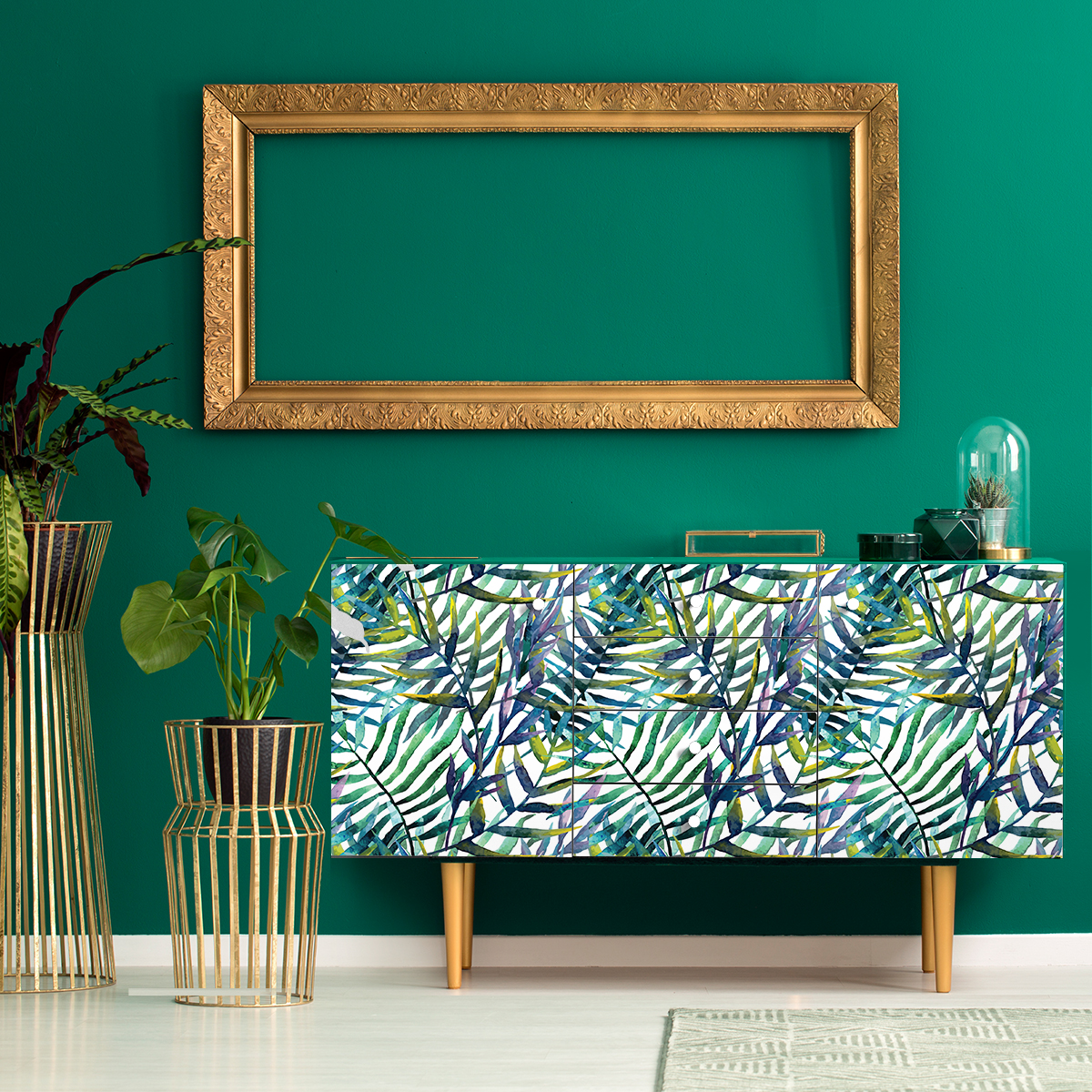 Sticker meuble tropical ngokimo 40 x 60 cm | Leroy Merlin