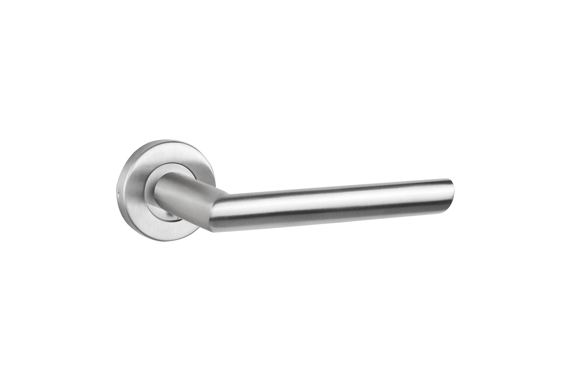 Wovar Lavuzo poignée de porte Ragusa en acier inoxydable avec rosace ...