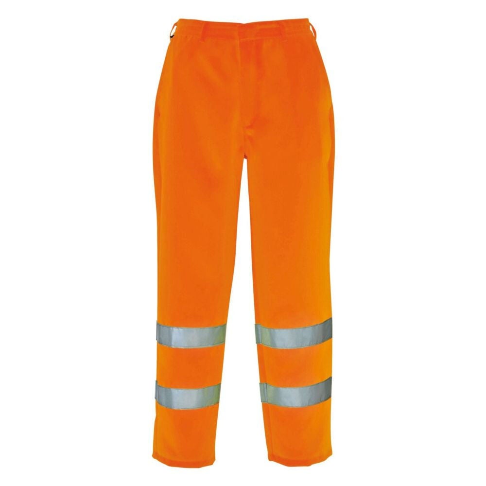 Pantalon haute visibilité Portwest Polycoton E041 Orange XXL | Leroy Merlin