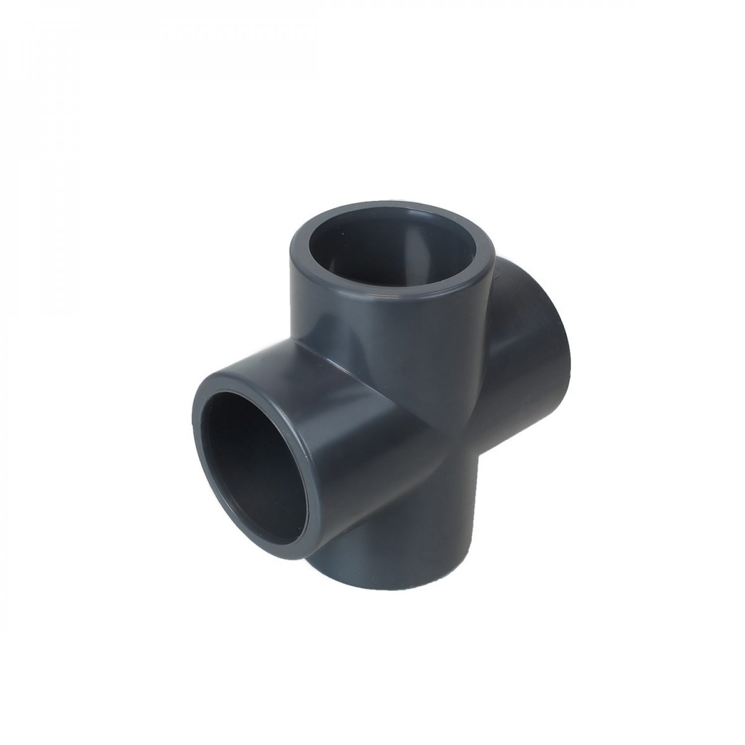 Croix En Pvc Pn 16 - 63 Mm - Femelle - Gris - Leroy Merlin | Leroy Merlin